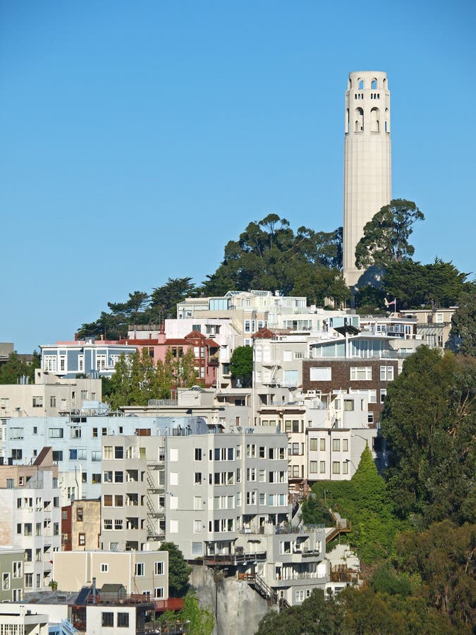 Coit Tower stock photo. Image of landmark, historical - 11563532
