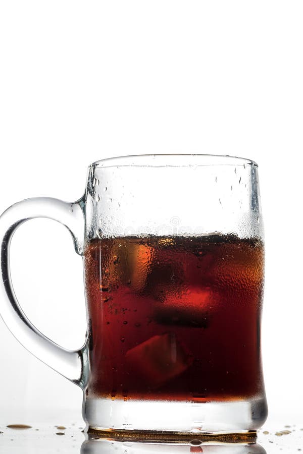 Coke and ice in a glass stock image. Image of delicious - 150903133