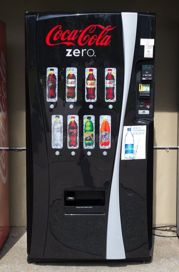 Coke Machine editorial stock image. Image of energy, atlanta - 21752099