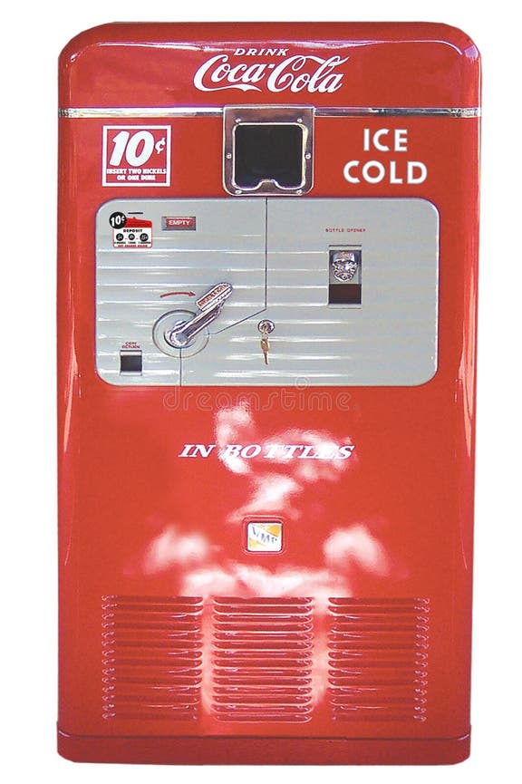 Coke Machine editorial image. Image of cold, bottle, coke - 61322935