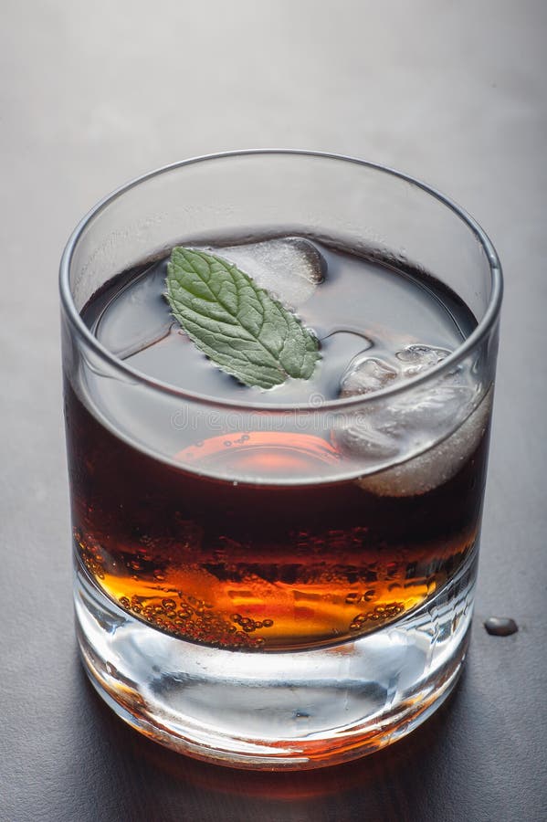 Coke and mint stock photo. Image of cocktail, fresh, cola - 51460358