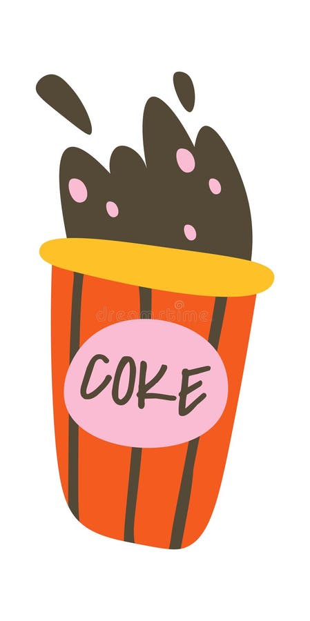 Coke Tasty drink stock vector. Illustration of bottle - 272594298