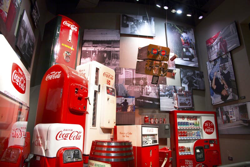 Coke World Memorabilia editorial stock photo. Image of historic - 19468123