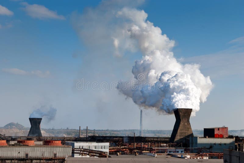 Coking plant stock image. Image of ukraine, business - 21508799