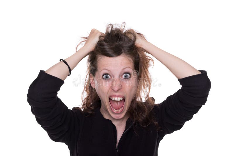 Colérico mujer imagen de archivo. Imagen de excitante - 41877435