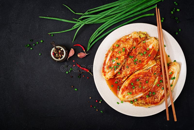 Col De China Col De Kimchi Comida Tradicional Coreana Foto de archivo ...