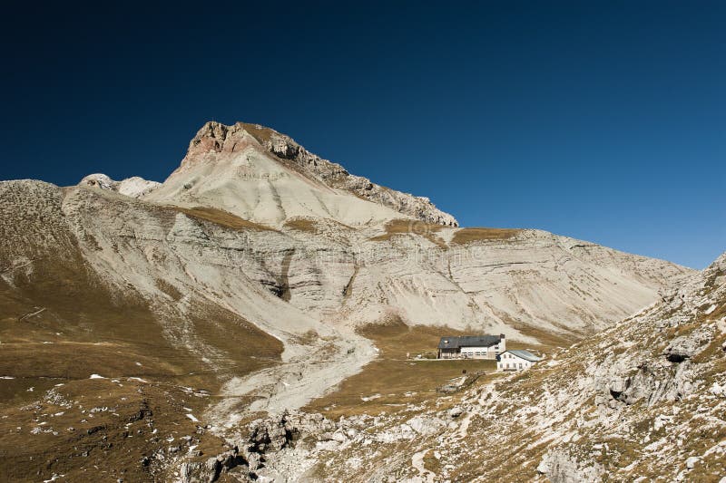 Col De Puez Puez Refuge Stock Photos - Free & Royalty-Free Stock Photos ...