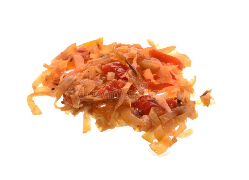 Col Frita Aislada En Fondo Blanco Imagen de archivo - Imagen de fondo ...