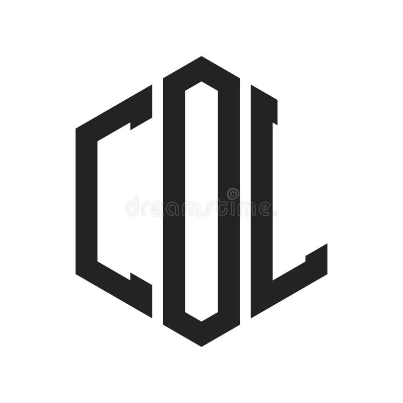 COL Logo Design. Initial Letter COL Monogram Logo Using Hexagon Shape ...