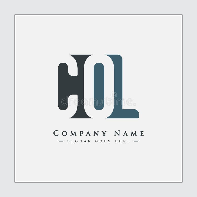 COL Vector Logo Template - Creative Icon for Initial Letters C, O and L ...