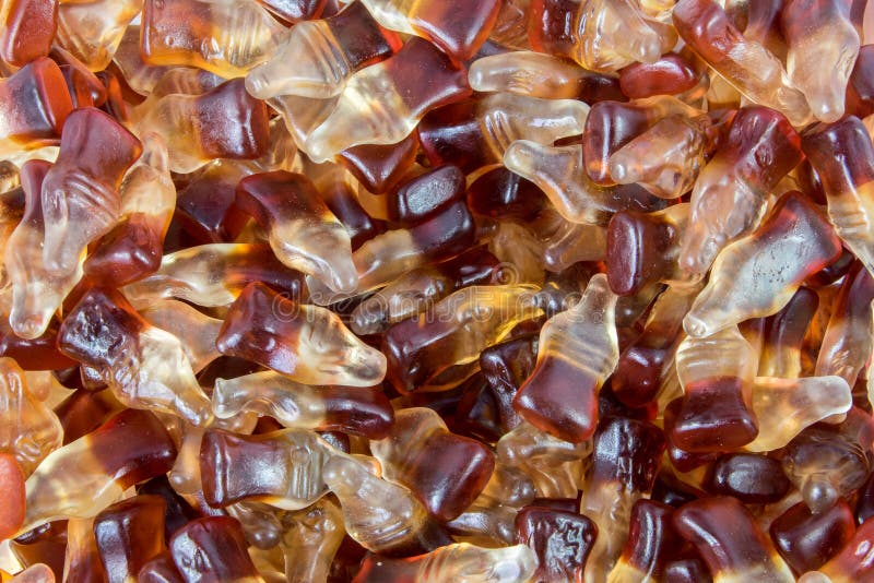 Cola bottle sweets stock photo. Image of sugar, self - 89610222