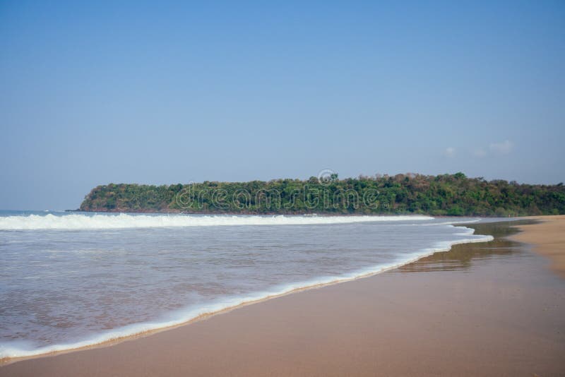 Cola Colva Beach in Paradise Goa Copyspase Stock Image - Image of ...