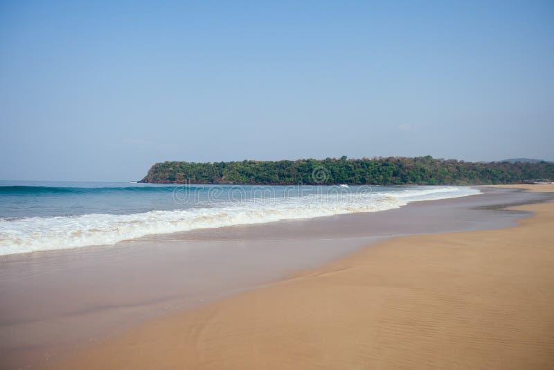 Cola Colva Beach in Paradise Goa Copyspase Stock Image - Image of india ...
