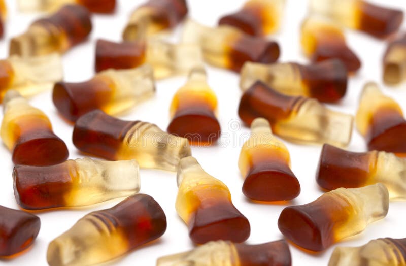 Cola Flavored Gummies stock photo. Image of dark, dummies - 120581488