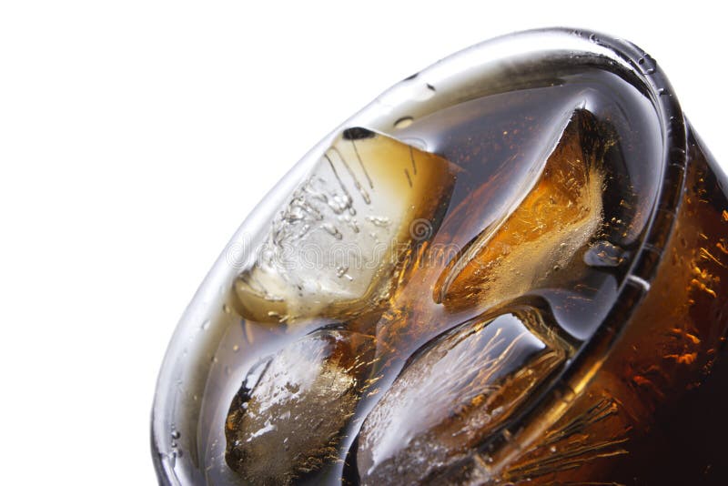 Cola with ice cubes stock photo. Image of drink, summer - 29351444