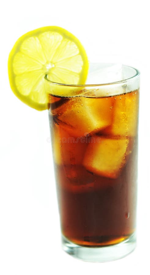 Cola and lemon stock image. Image of refreshing, slices - 18814769