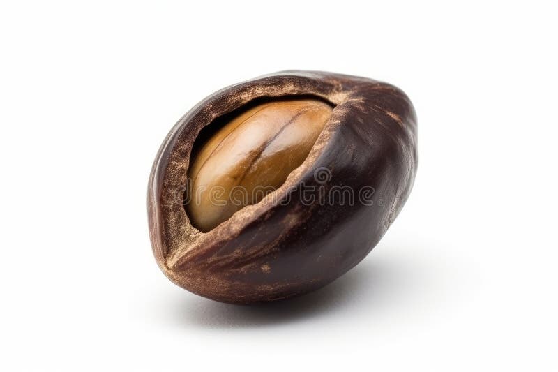Cola Nut Isolated on White Background. Generative AI Stock Illustration ...