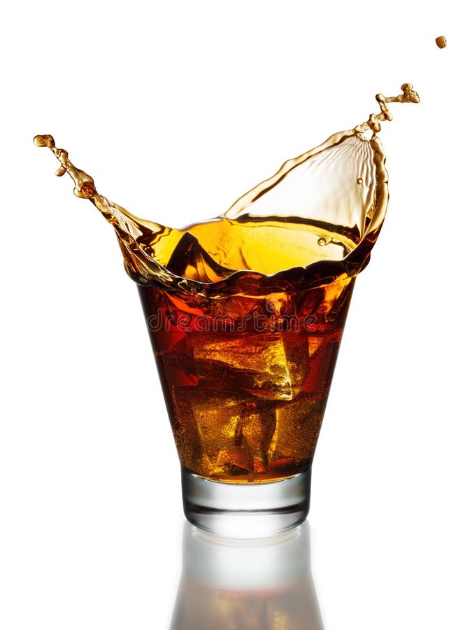 Cola splash stock image. Image of goblet, pour, juice - 48914249