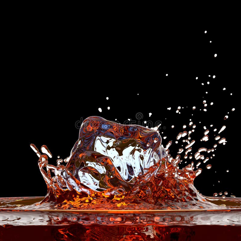 Cola splash stock illustration. Illustration of cocktail - 59998419
