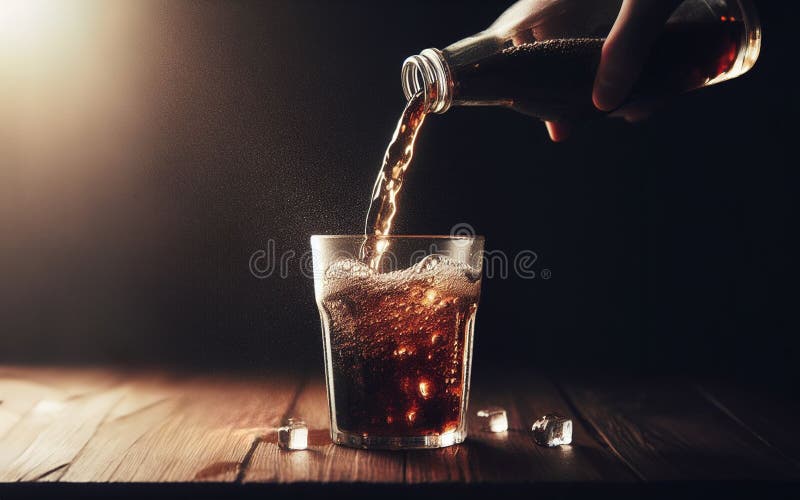Cola Water, Soda Water, Soda Drink Background Image Stock Illustration ...