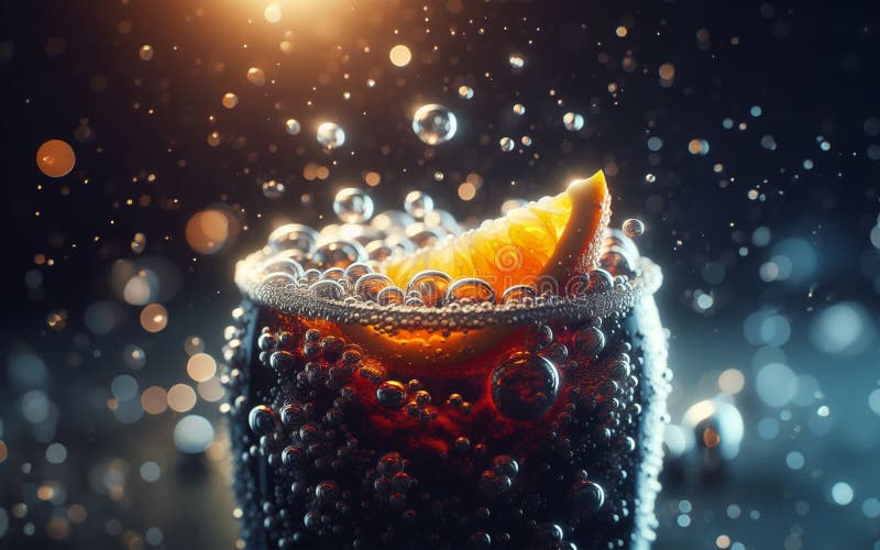 Cola Water, Soda Water, Soda Drink Background Image Stock Illustration ...