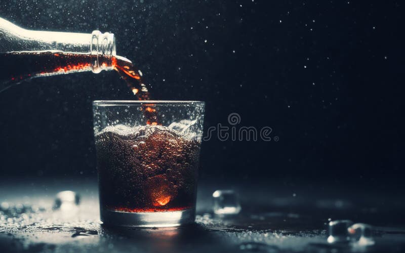 Cola Water, Soda Water, Soda Drink Background Image Stock Illustration ...
