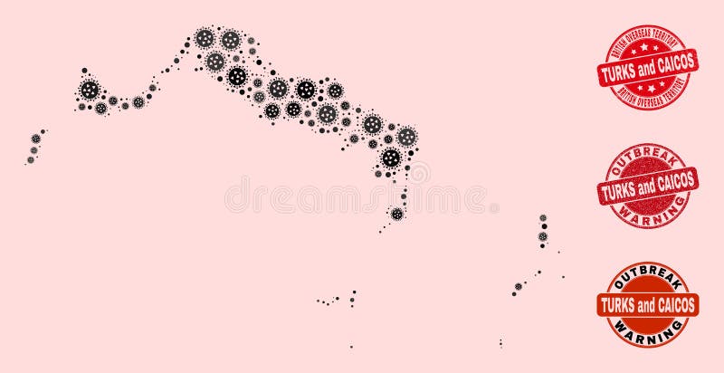 Colagem De Surtos De Turcos Mosaicos E Ilhas Caicos Mapa E Focas De ... Colagem De Surtos De Turcos Mosaicos E Ilhas Caicos Mapa E Focas De ...