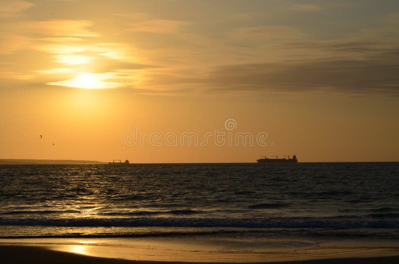 Colan Sunset Piura Peru Stock Photos - Free & Royalty-Free Stock Photos ...