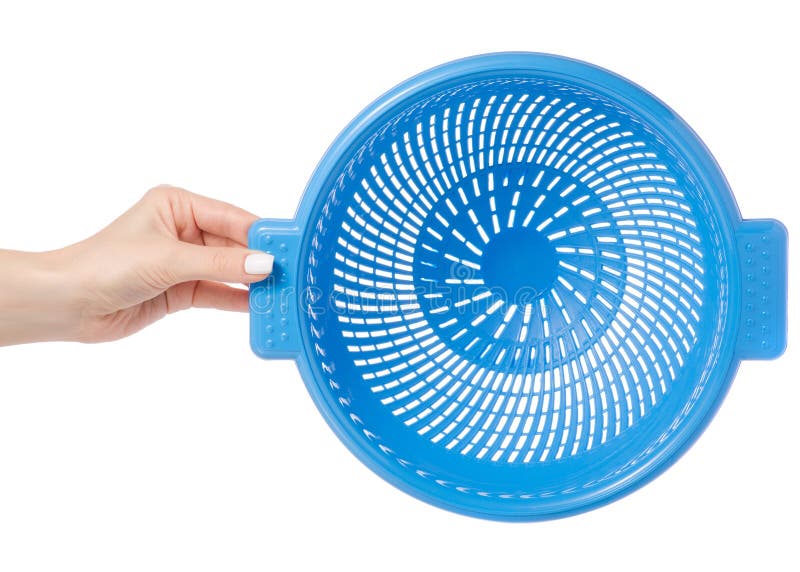 Colander in hand stock photo. Image of kitchenware, colander - 108734742
