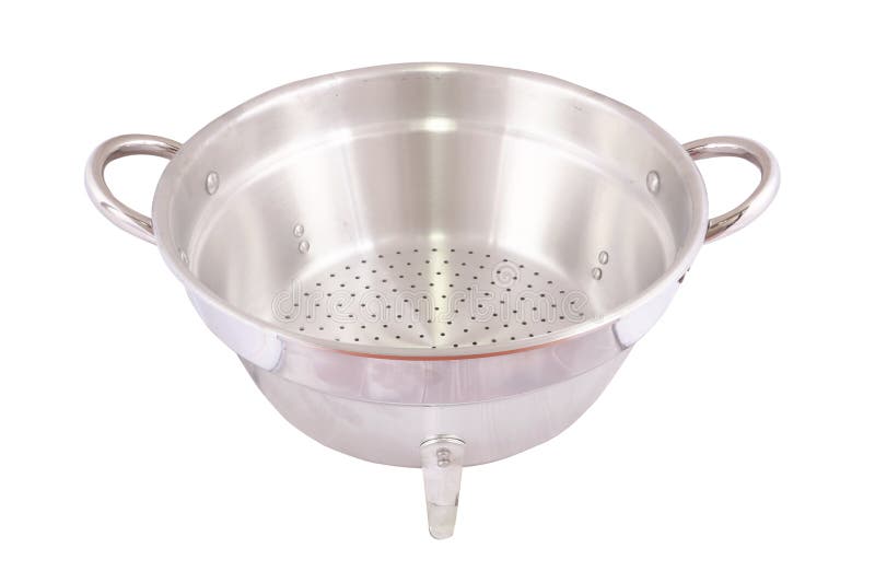 Colander stock image. Image of closeup, food, shiny, silver - 54933049