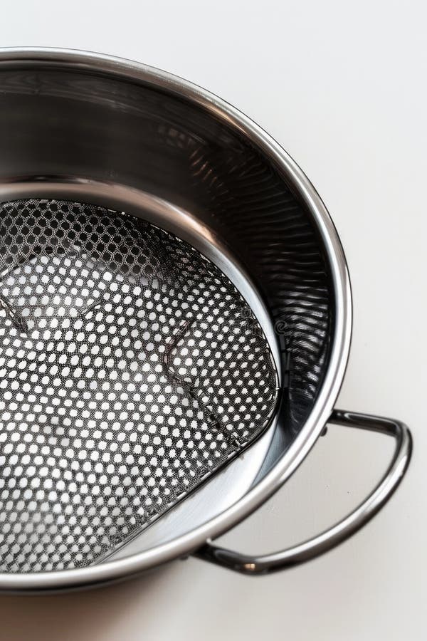A Colander with a Strainer Attached, Commonly Used in Kitchen Cooking ...