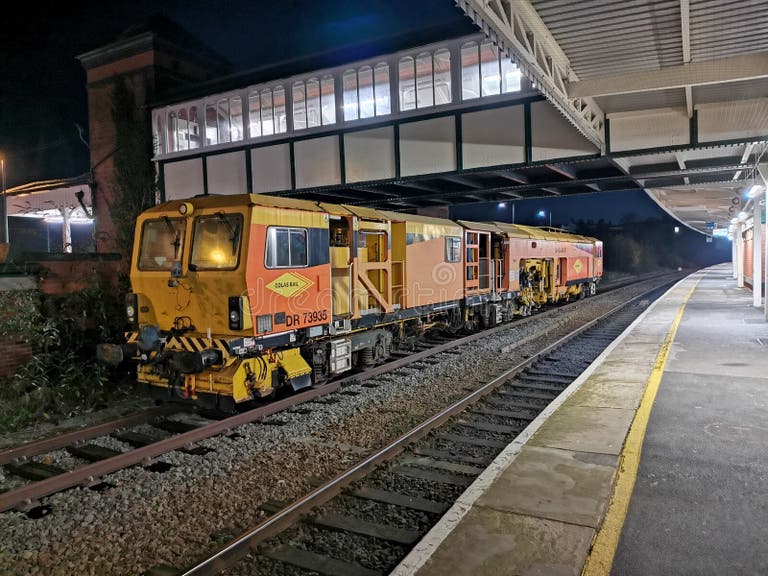 Colas Rail engine Dr 73935 editorial stock image. Image of station ...