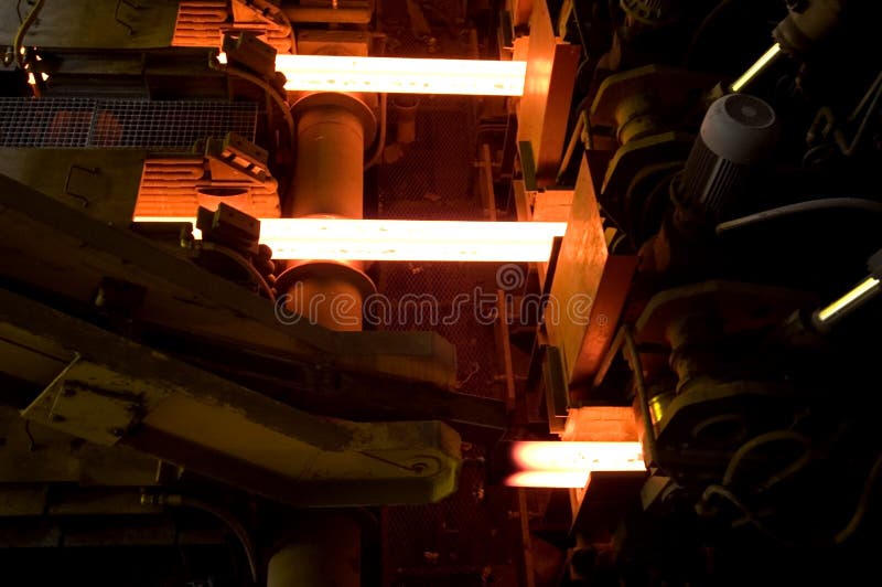 Colata continua immagine stock. Immagine di metallurgia - 28937589