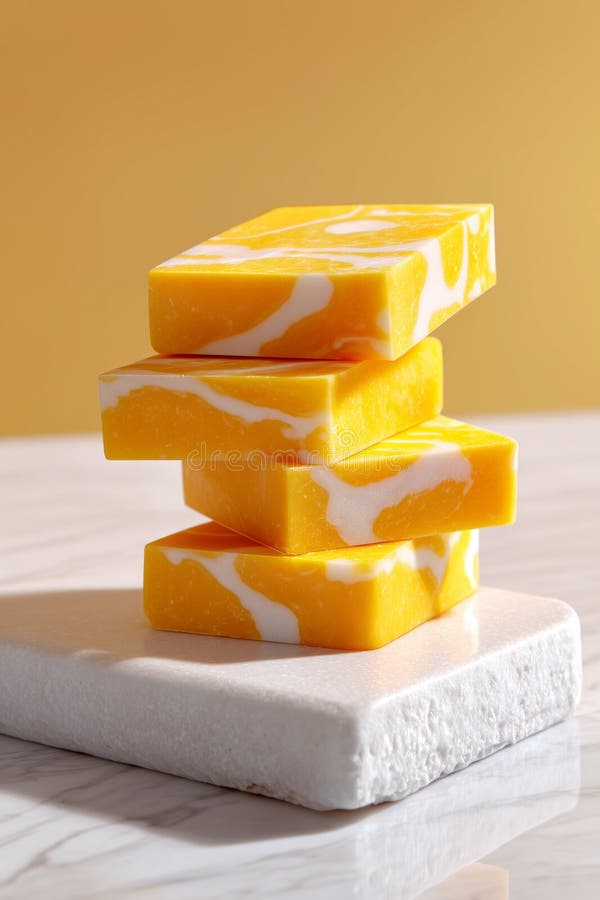 Colby Jack Cheese Slices with Marbled Patterns are Stacked Elegantly on ...