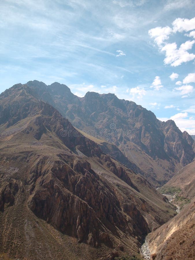 Colca Canyon stock image. Image of crop, cacti, countryside - 47088673