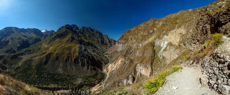Colca canyon stock image. Image of outdoors, deep, beauty - 132312765