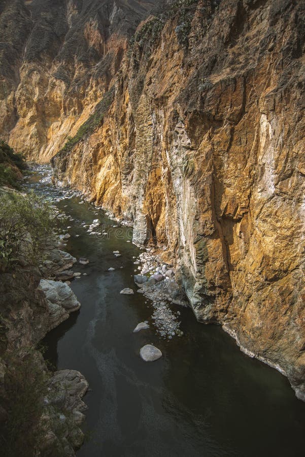 Colca River in Peru stock photo. Image of rock, peru - 229731428