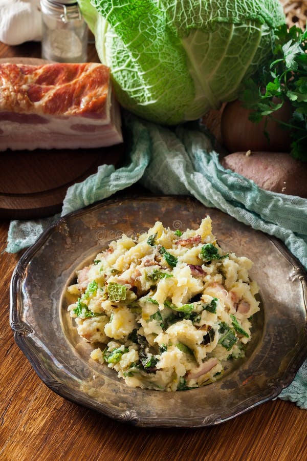 Colcannon, Traditional Irish Dish Stock Image - Image of saint, rustic ...