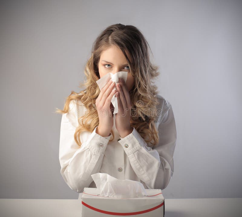 Very cold woman stock photo. Image of young, woman, coffee - 4082910