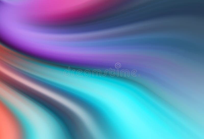 Ice-cold Abstract Meanders Illustration. Stock Illustration ...