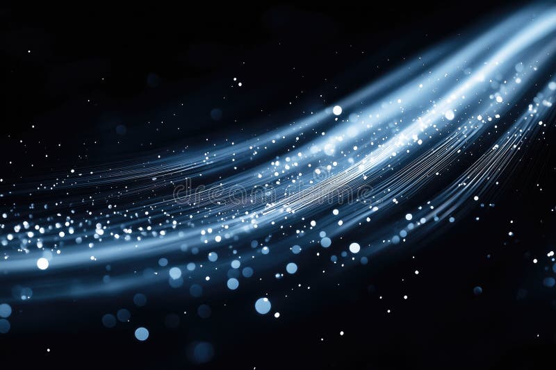 Cold Air Flow Effect from Conditioner on Dark Background. Abstract ...