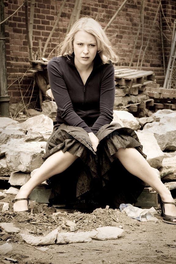 Cold, Angry and Hurt stock image. Image of beautiful, skirt - 2707583