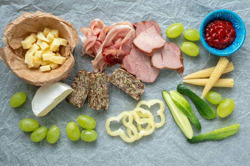 Cold appetizer. Cold cuts stock image. Image of cuts - 123450123