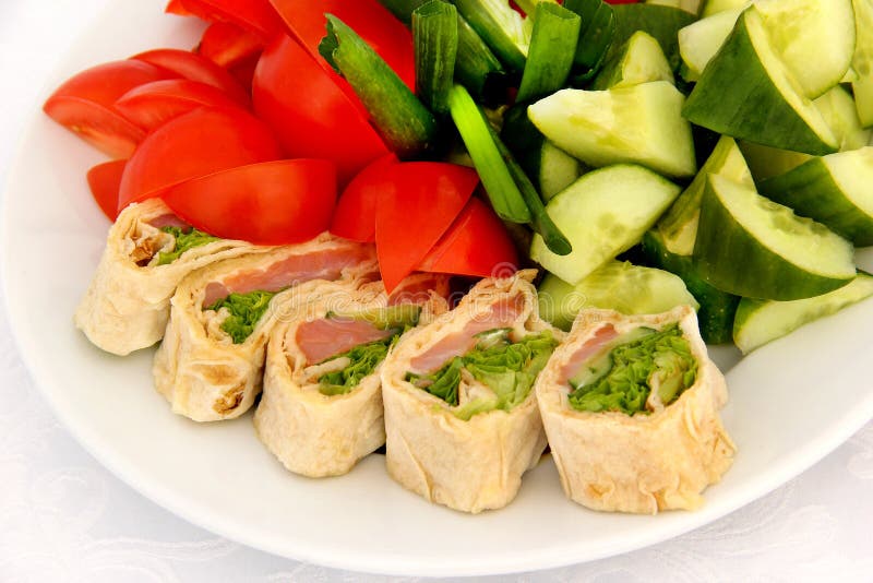 Cold appetizer stock image. Image of gourmet, fillings - 33569431