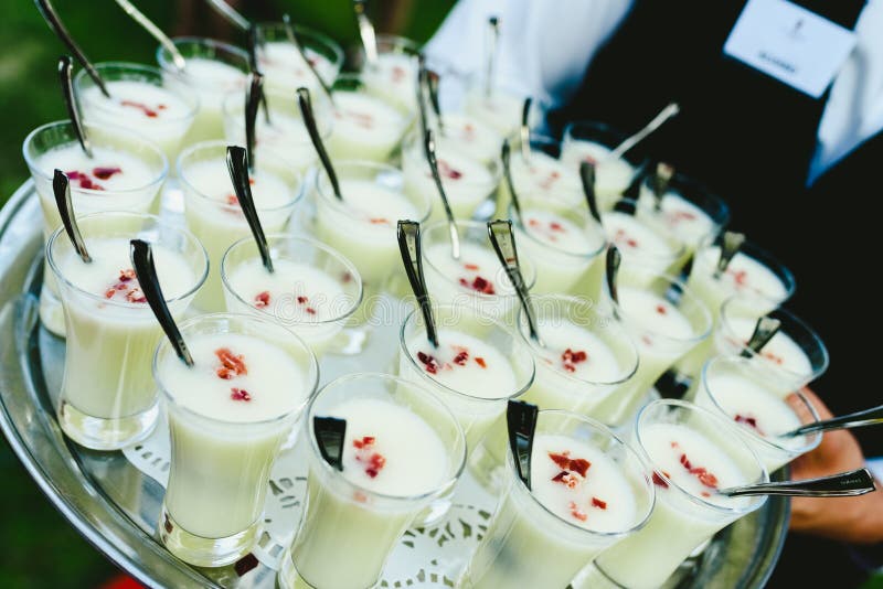 Cold Appetizers Served at a Wedding Stock Photo - Image of buffet, dish ...