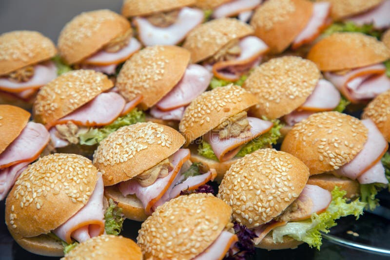 Cold appetizers on a tray stock image. Image of fresh - 70457123