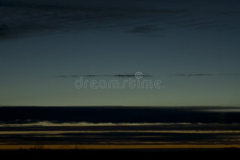 Cold, Beautiful Predawn Sky. Stock Image - Image of atmosphere, colors ...