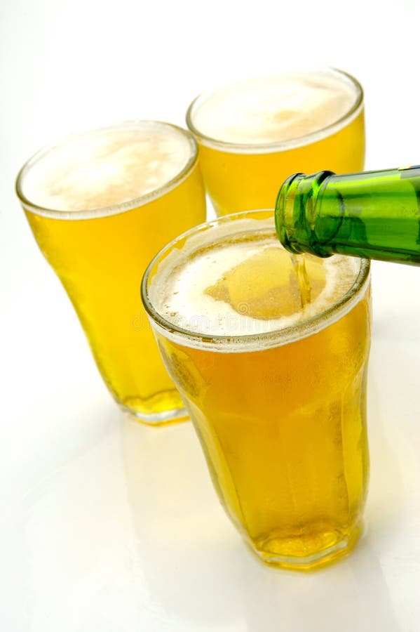 Cold Beer stock photo. Image of white, pour, drink, alcohol - 10421308