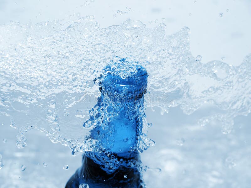 Cold beer bottle stock image. Image of fizzy, scotisch - 7392971