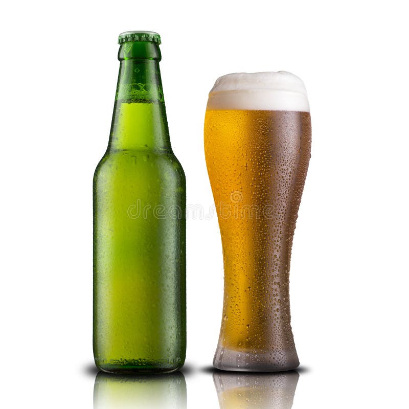 Cold beer stock image. Image of beer, beaker, cellar - 43279729